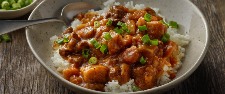 Beef Stew Over Rice - DINTY MOORE® beef stew