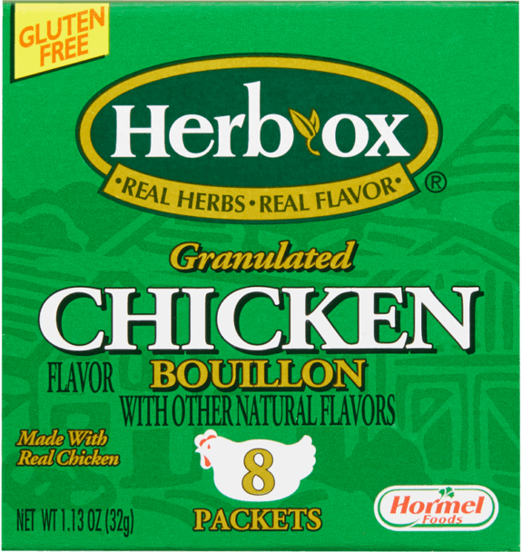 Granulated Chicken Bouillon Packets - HERB-OX® bouillon