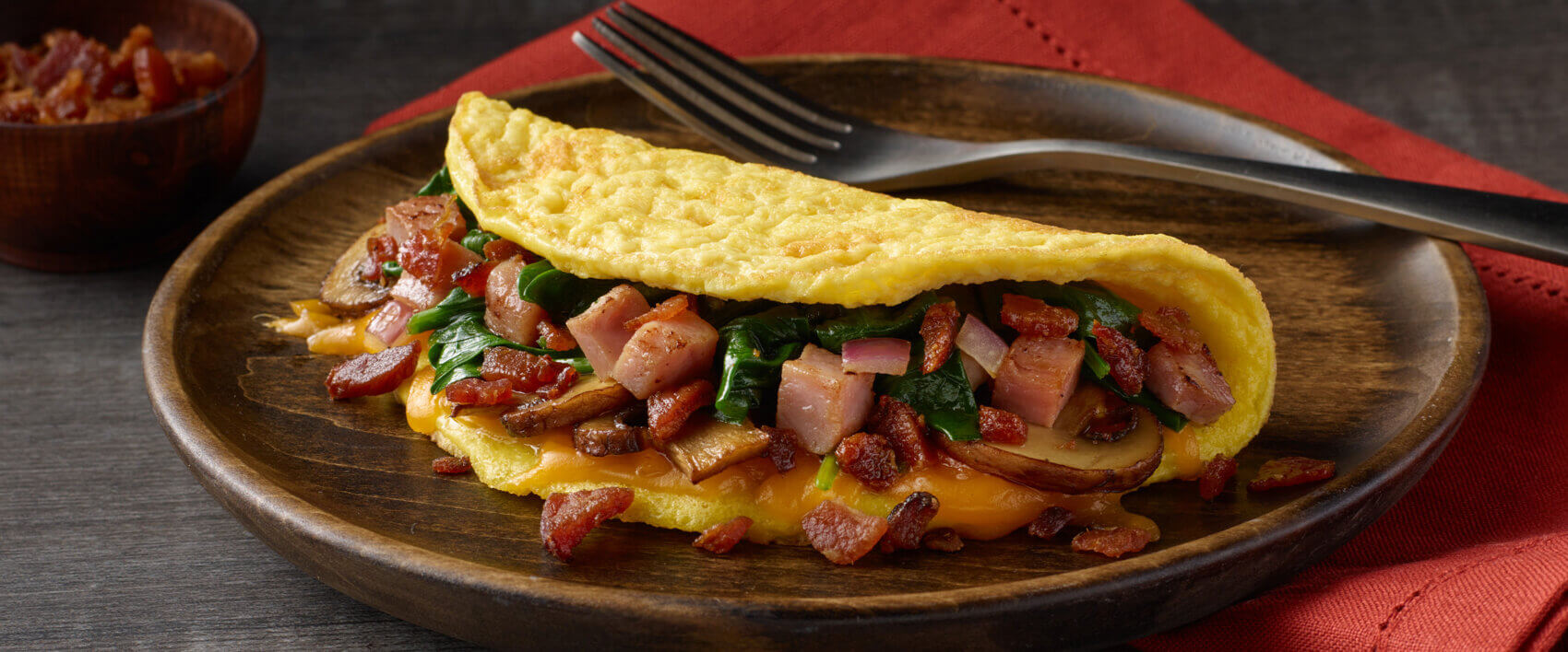 best way to cook ham omelette
