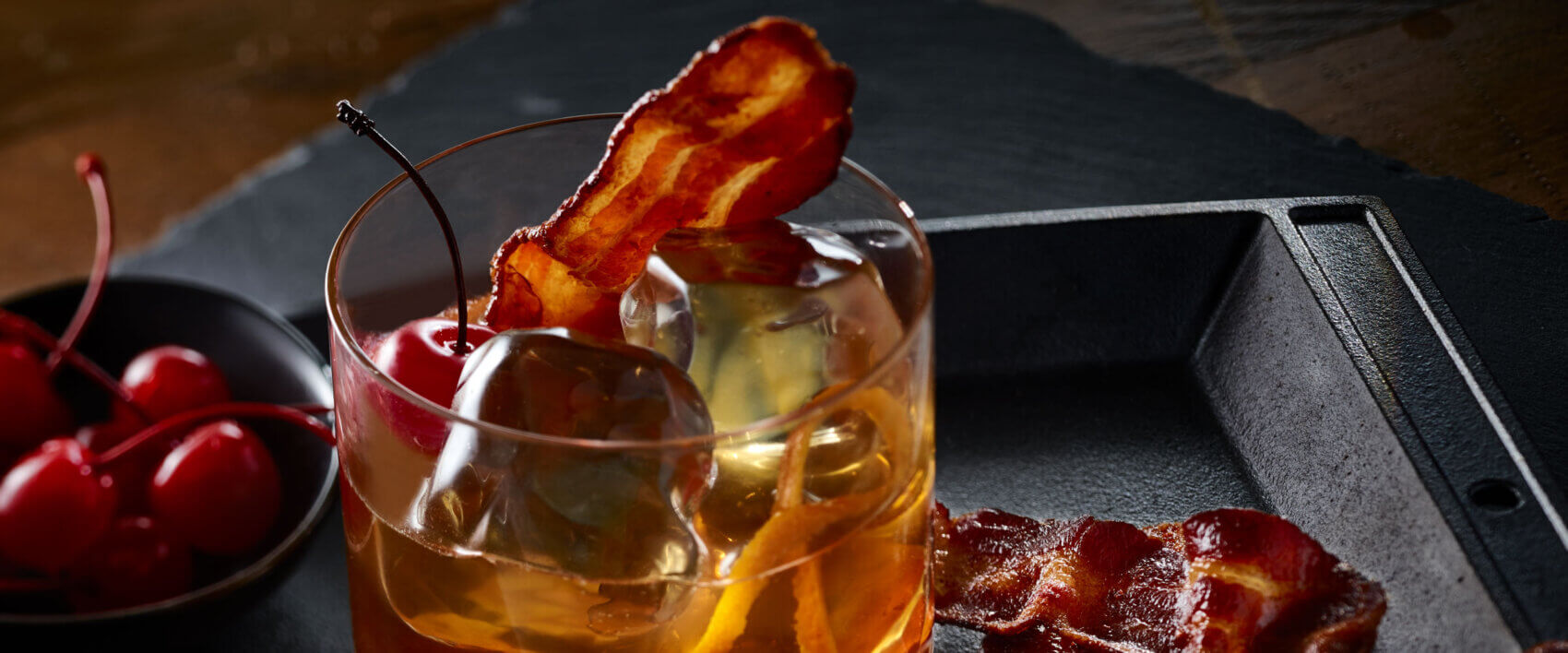 Cherrywood Bacon-Infused Manhattan - HORMEL® BLACK LABEL® Bacon