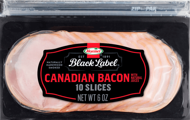 Canadian Bacon - HORMEL® BLACK LABEL® Bacon