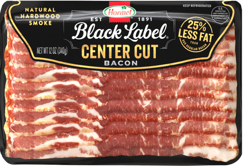 Center Cut Bacon - HORMEL® BLACK LABEL® Bacon