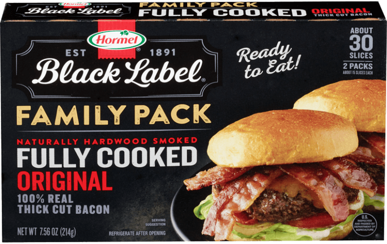 Fully Cooked Bacon - HORMEL® BLACK LABEL® Bacon