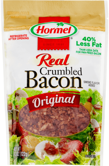 Real Crumbled Bacon Pouch - HORMEL® BLACK LABEL® Bacon