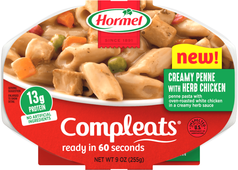 Creamy Penne with Herb Chicken - HORMEL® COMPLEATS® microwavable meals