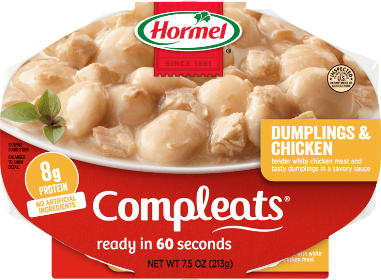 Dumplings and Chicken - HORMEL® COMPLEATS® microwavable meals