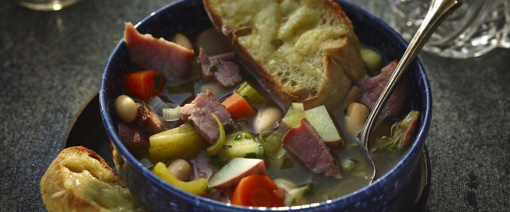 White Bean and Ham Stew - HORMEL® CURE 81® Ham