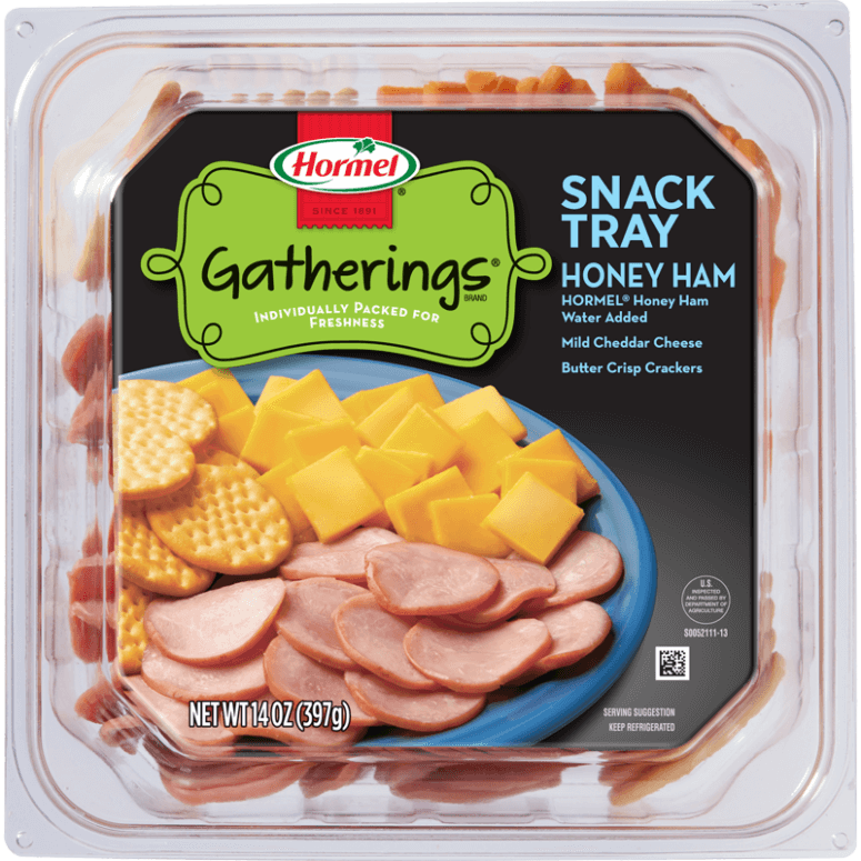 Honey Ham and Cheese Snack Tray - HORMEL GATHERINGS® party trays