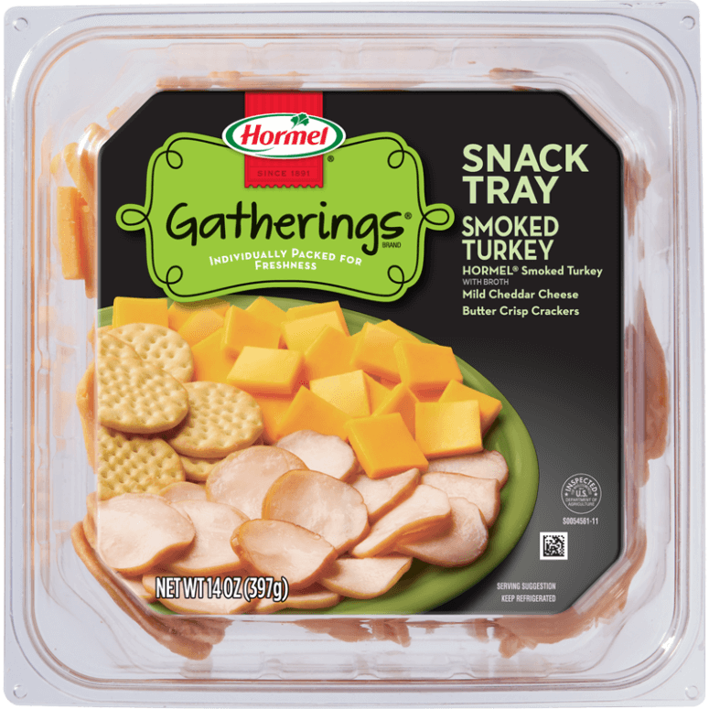 Smoked Turkey and Cheese Snack Tray - HORMEL GATHERINGS® party trays