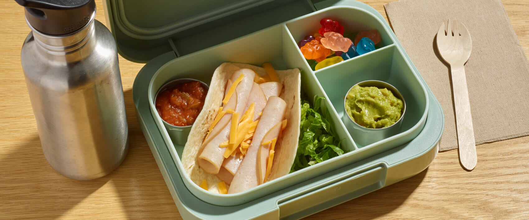 Turkey Taco Bar Bento Box - HORMEL® NATURAL CHOICE® meats