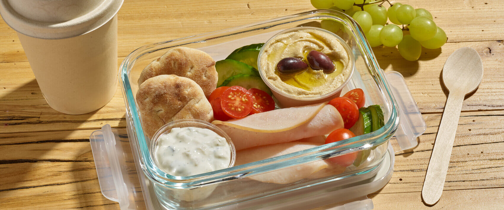 Turkey Mediterranean Bento Box - HORMEL® NATURAL CHOICE® meats