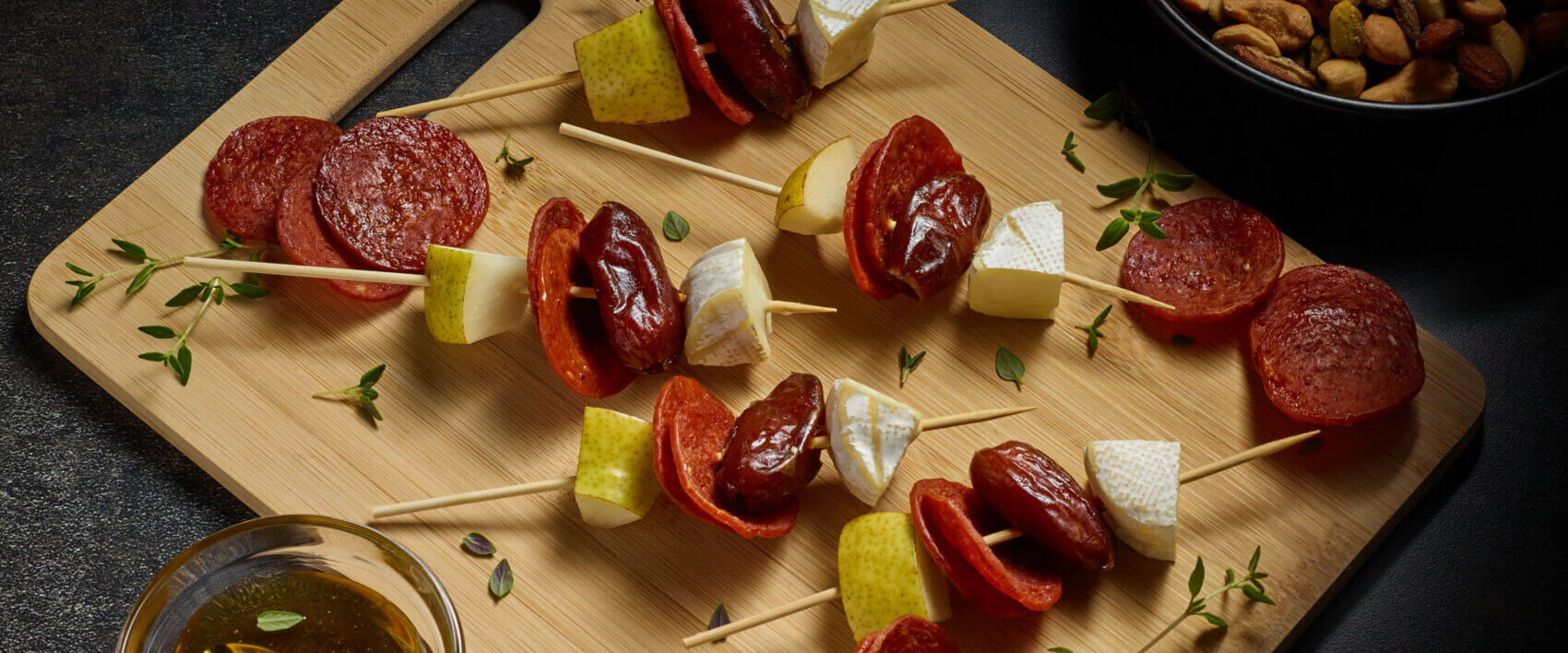 Chorizo Date Skewers - HORMEL® Pepperoni
