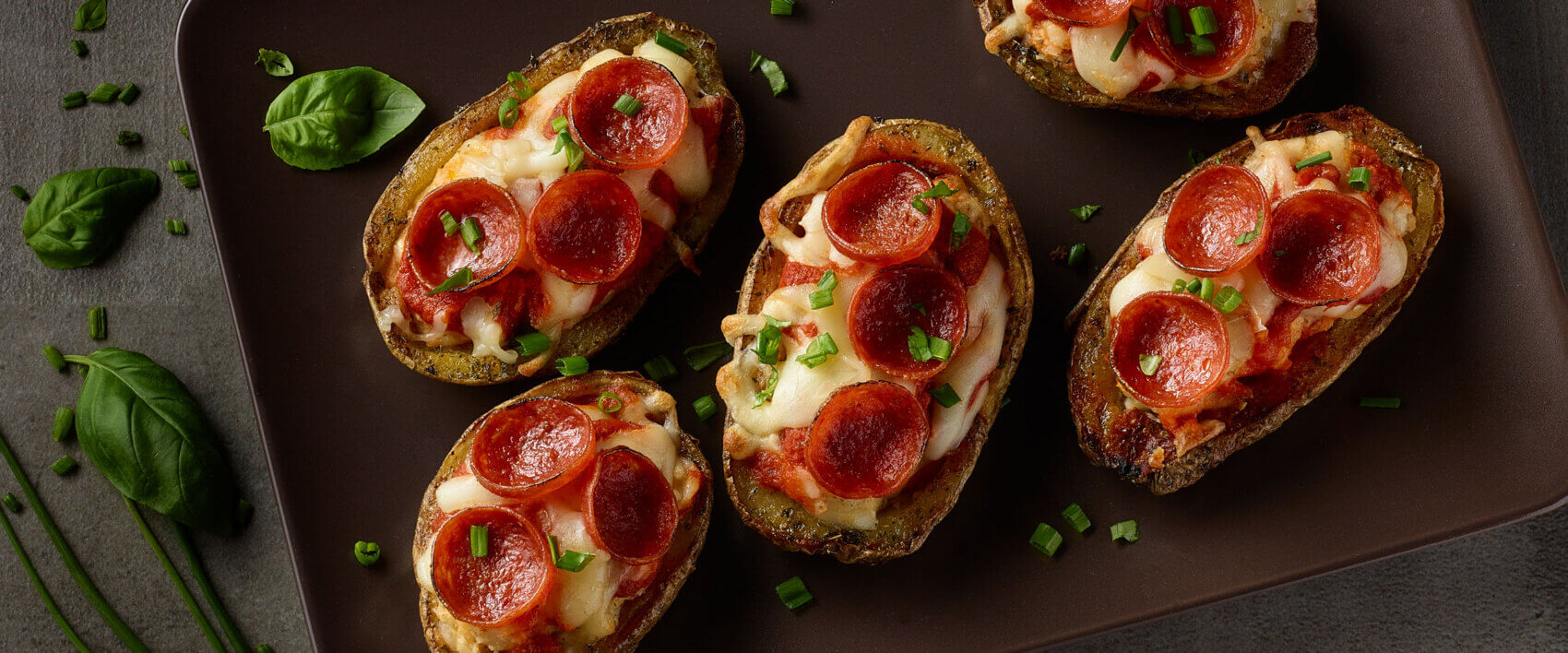 Cup N' Crisp Pepperoni Potato Skins - HORMEL® Pepperoni