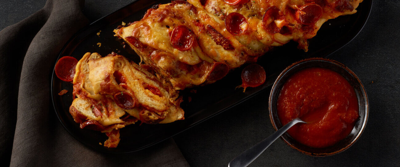 Double Pepperoni Bread Twist - HORMEL® Pepperoni