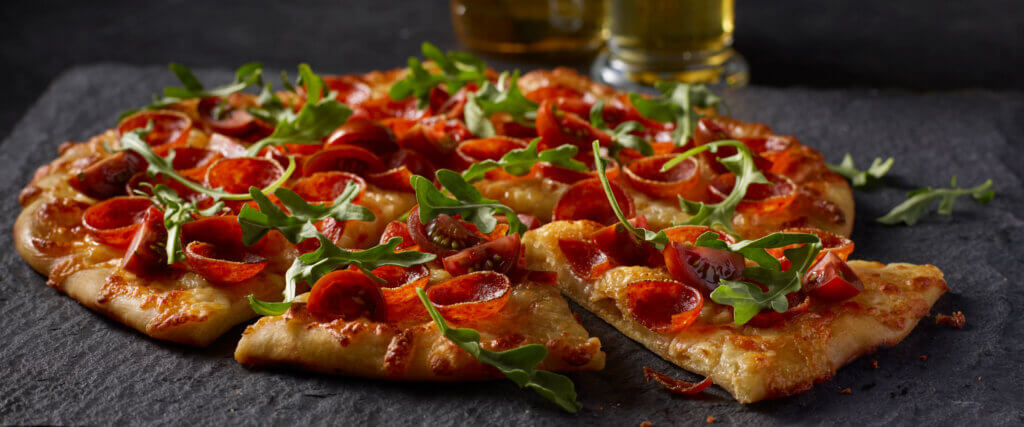 Cup N' Crisp Pepperoni Beer Crust Pizza - HORMEL® Pepperoni