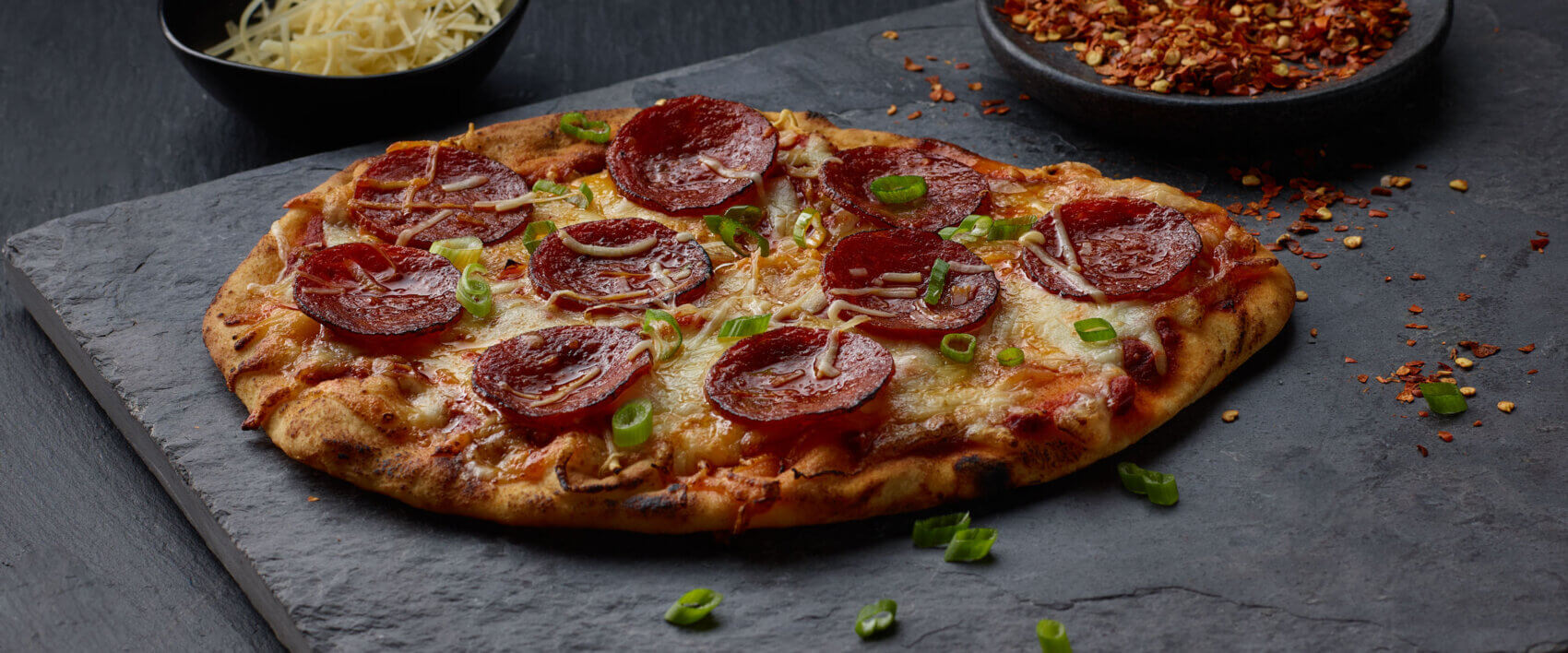 Sliced Chorizo Cheese Flatbread - HORMEL® Pepperoni