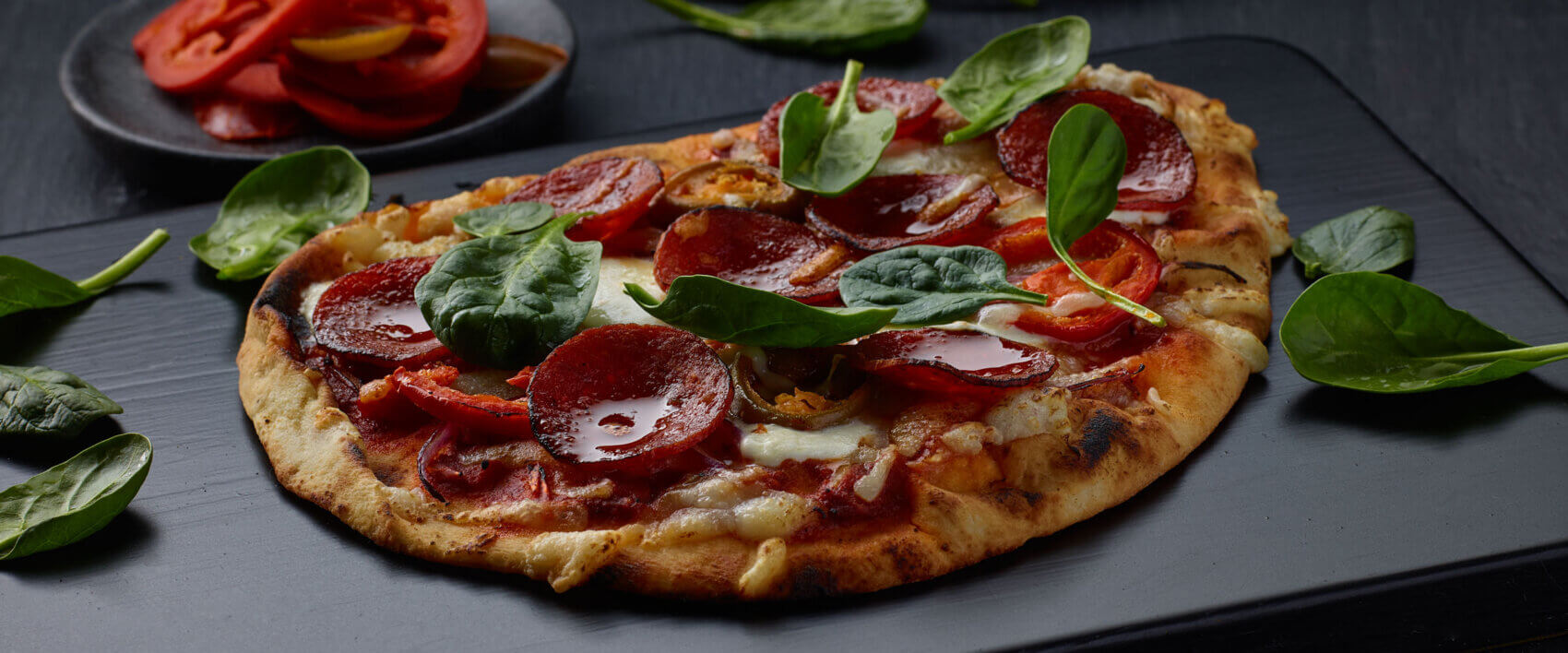 Sliced Chorizo Flatbread with Manchego and Peppers - HORMEL® Pepperoni