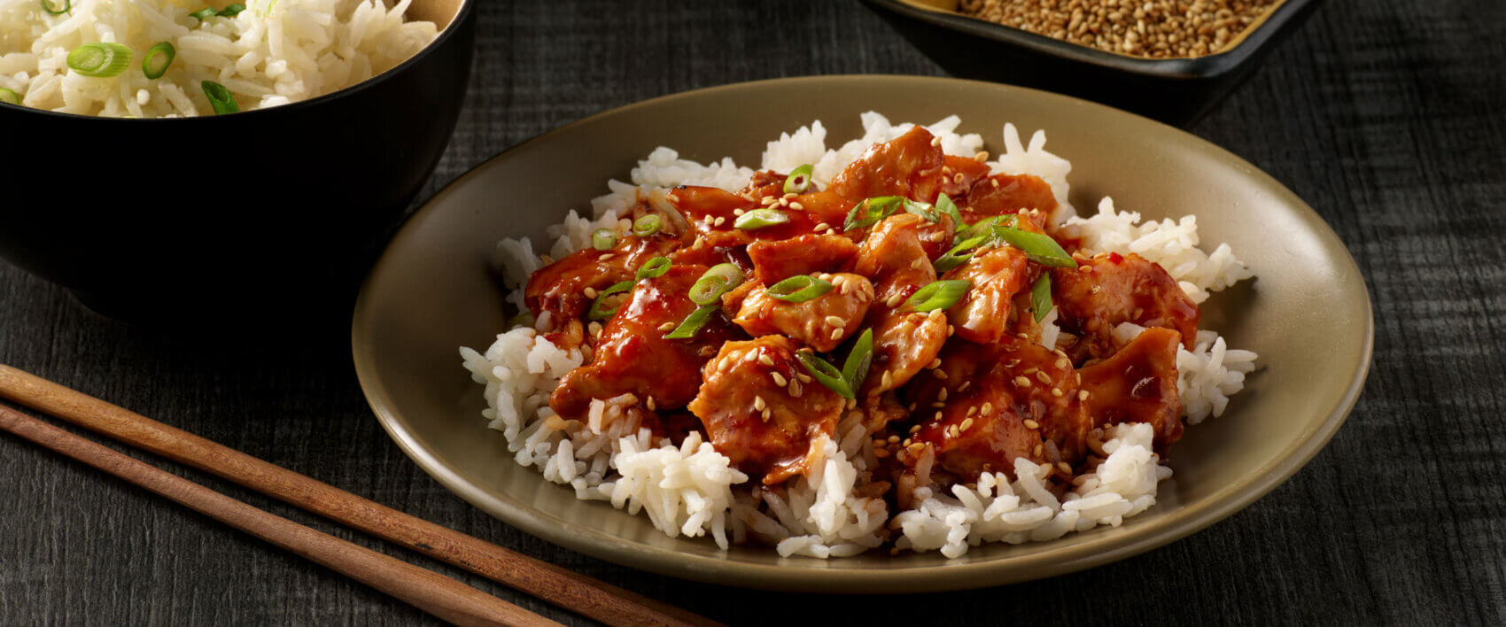 General Tso’s Chicken with Rice - HOUSE OF TSANG® sauces