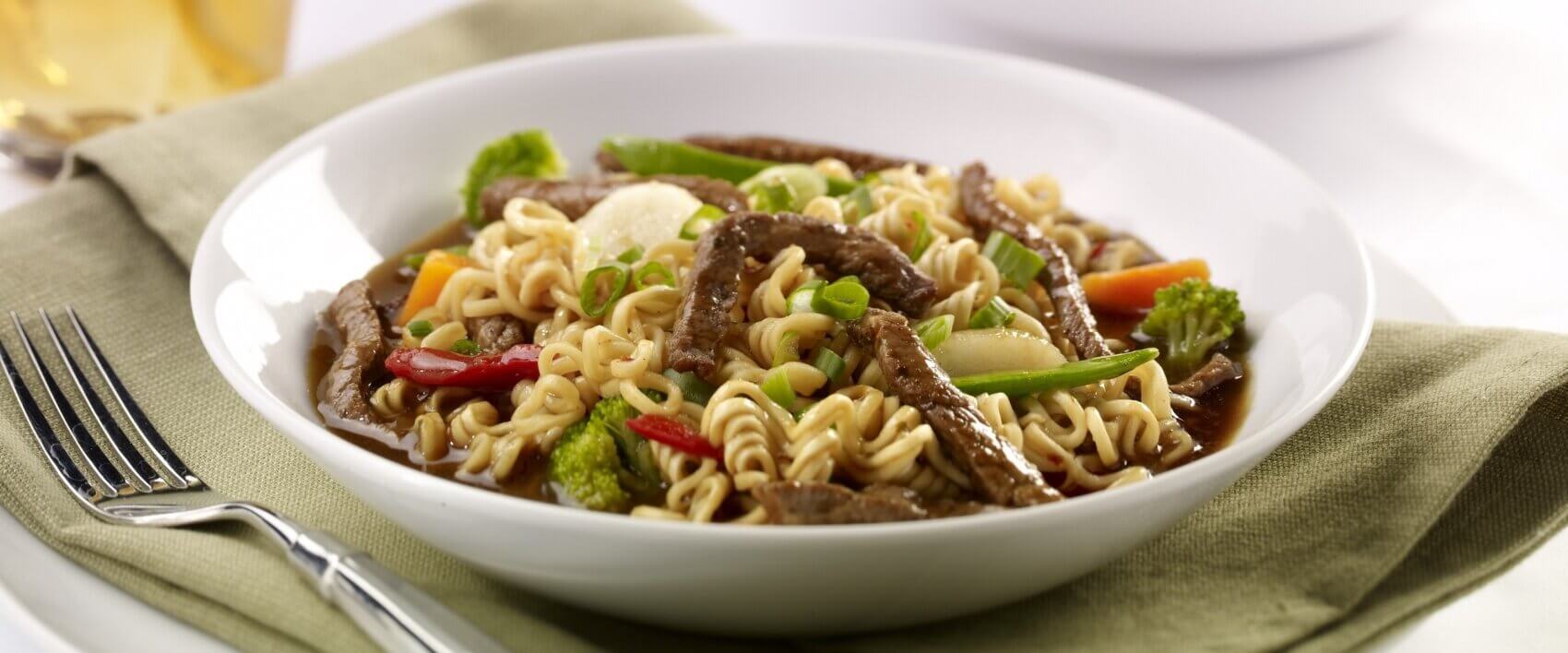Ramen Beef and Vegetable Stir-Fry - HOUSE OF TSANG® sauces